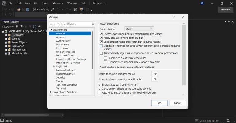Dark Mode in SSMS 21 and overall first impressions - Simple Talk