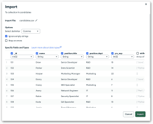 Importing and exporting data in MongoDB Compass - Simple Talk