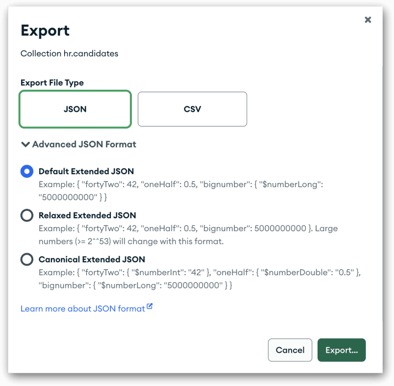 Importing and exporting data in MongoDB Compass - Simple Talk