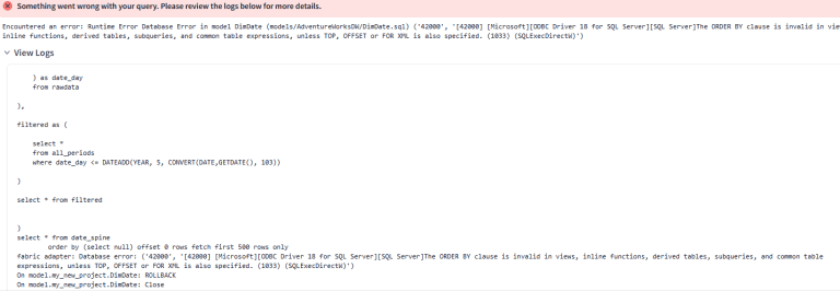 How to Load a Date Dimension in Microsoft Fabric using Macros in dbt? - Simple Talk