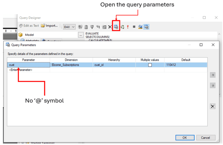 Using Parameters with DAX in Report Builder - Simple Talk