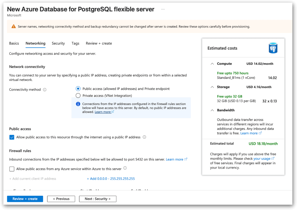 Getting started with Azure Database for PostgreSQL Flexible Server ...