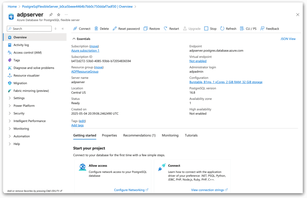 Getting Started With Azure Database For Postgresql Flexible Server