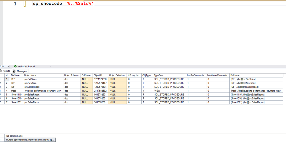 How to View SQL Server Object Code Easily with sp_showcode | Simple Talk
