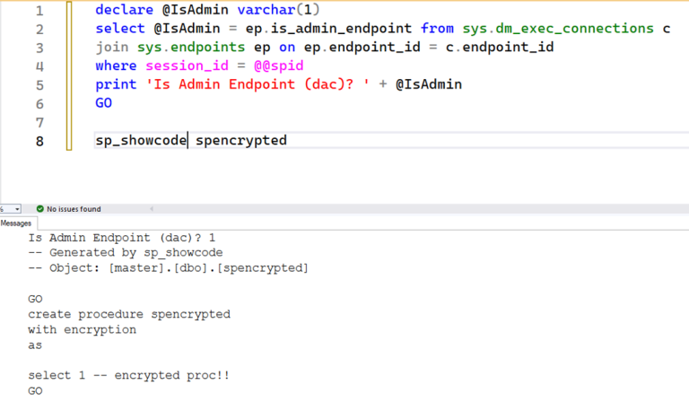 How to View SQL Server Object Code Easily with sp_showcode | Simple Talk
