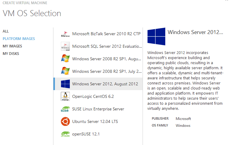 Windows Azure Virtual Machine: A look at Windows Azure IaaS Offerings ...