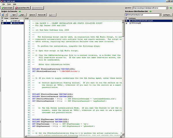 Installing Sql Backup On Multiple Servers Using Sql Multi Script Simple Talk