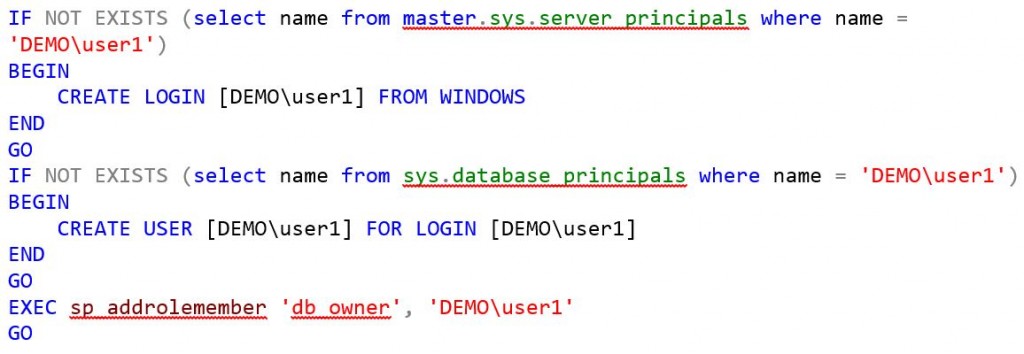 Source controlling database permissions - Redgate