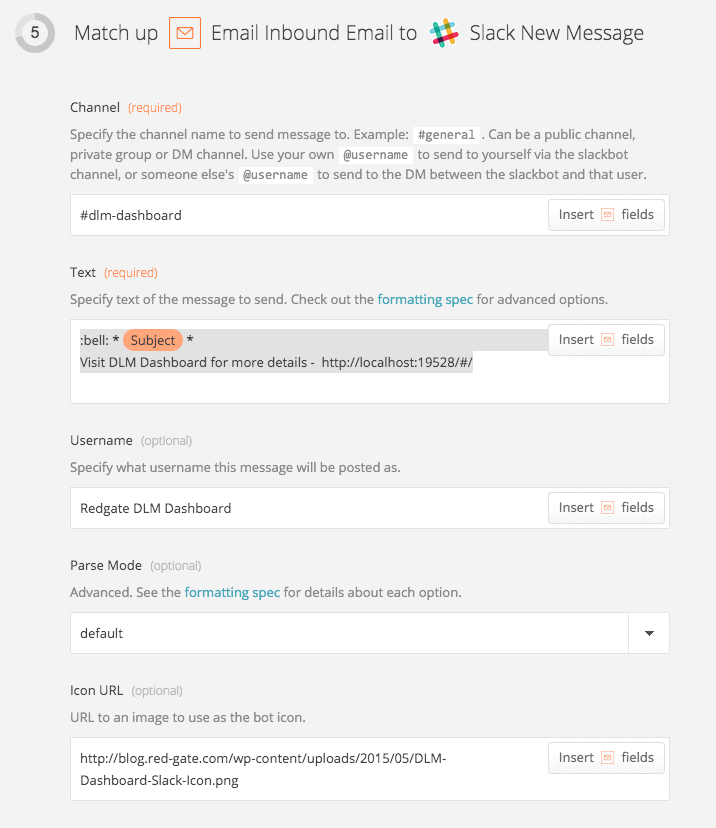 Get Slack alerts when database schemas change