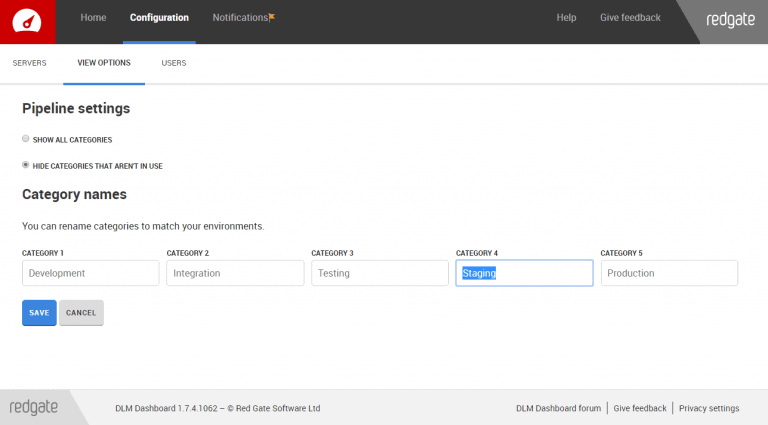 Managing Environments In Dlm Dashboard Redgate
