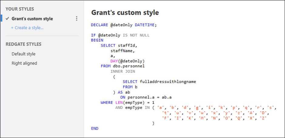 Cleaning Up Common T Sql Coding Issues With Sql Prompt