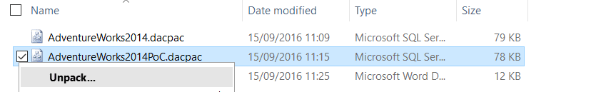 Comparing DacPacs using SQL Compare