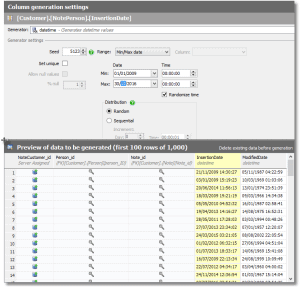 Generating realistic dates - SQL Data Generator and Python