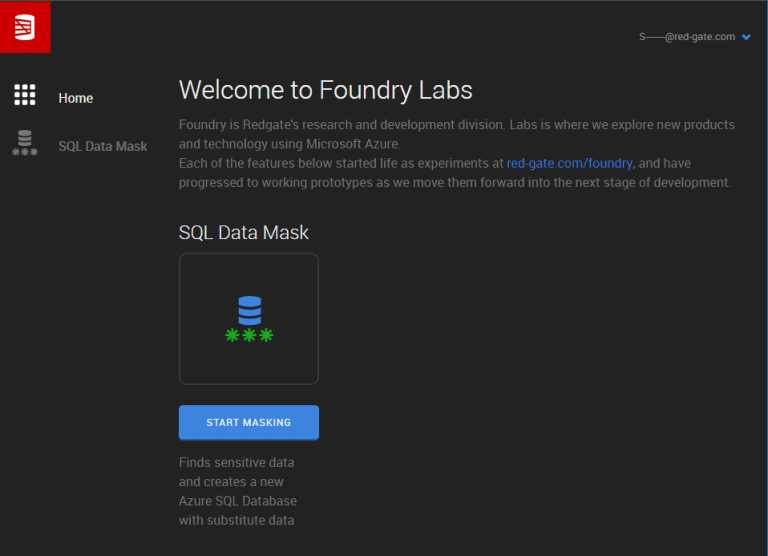SQL Data Mask preview by Foundry | Redgate