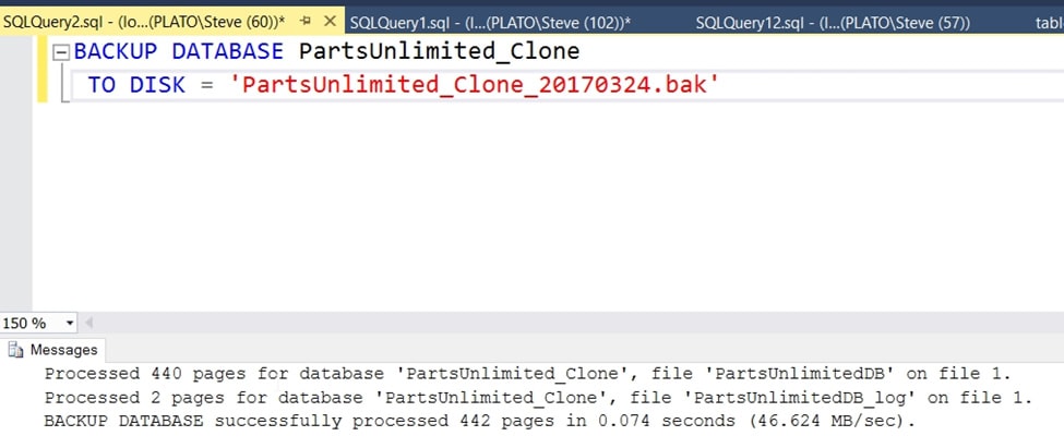 Backup And Restore Of A Sql Clone Redgate