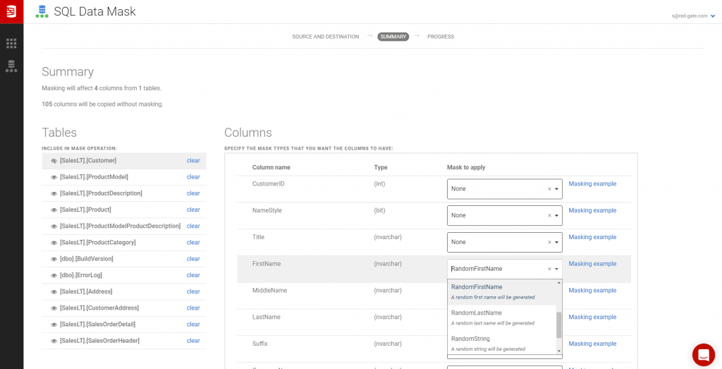 SQL Data Mask: now featuring configurable masks