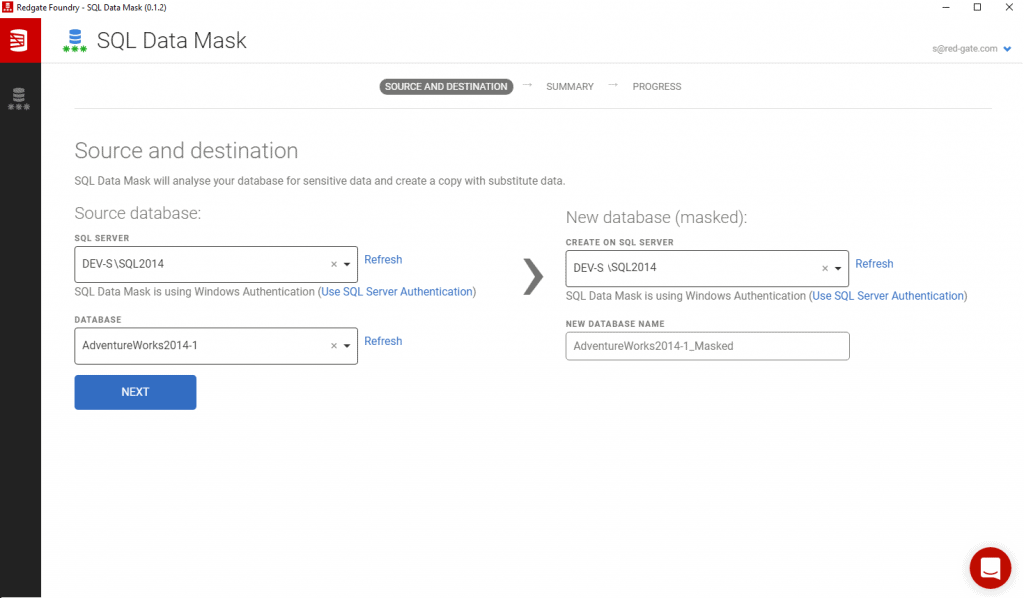 Masking your on-premises database with SQL Data Mask