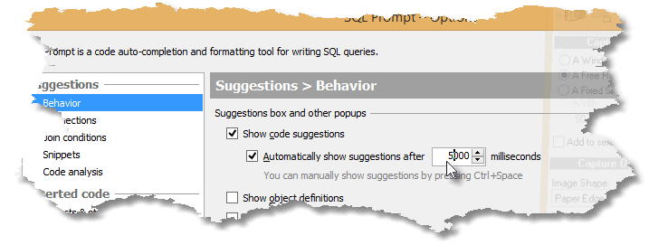 Sql Prompt Tip How To Control When The Suggestion Box Pops Up Redgate