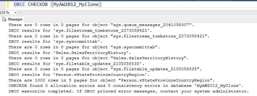 Sql Clone Quick Tip Offloading Dbcc Checks Redgate