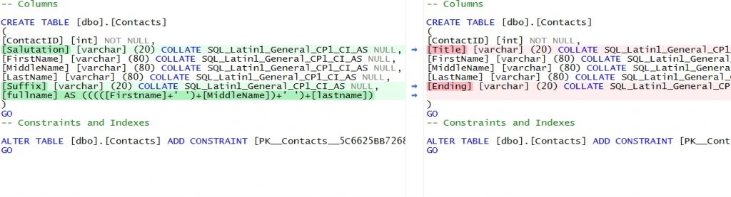 How To Customize Schema Comparisons Using Auto Map In Sql Compare Redgate