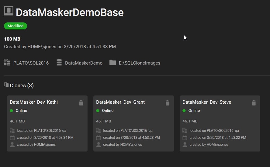 Automatic Provisioning of Developer Databases with SQL Provision | Redgate