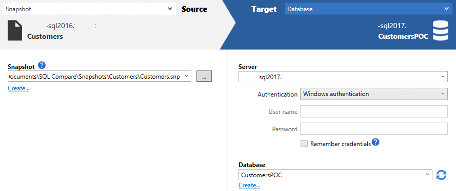 SQL Compare Snapshots: a lightweight database version control and ...