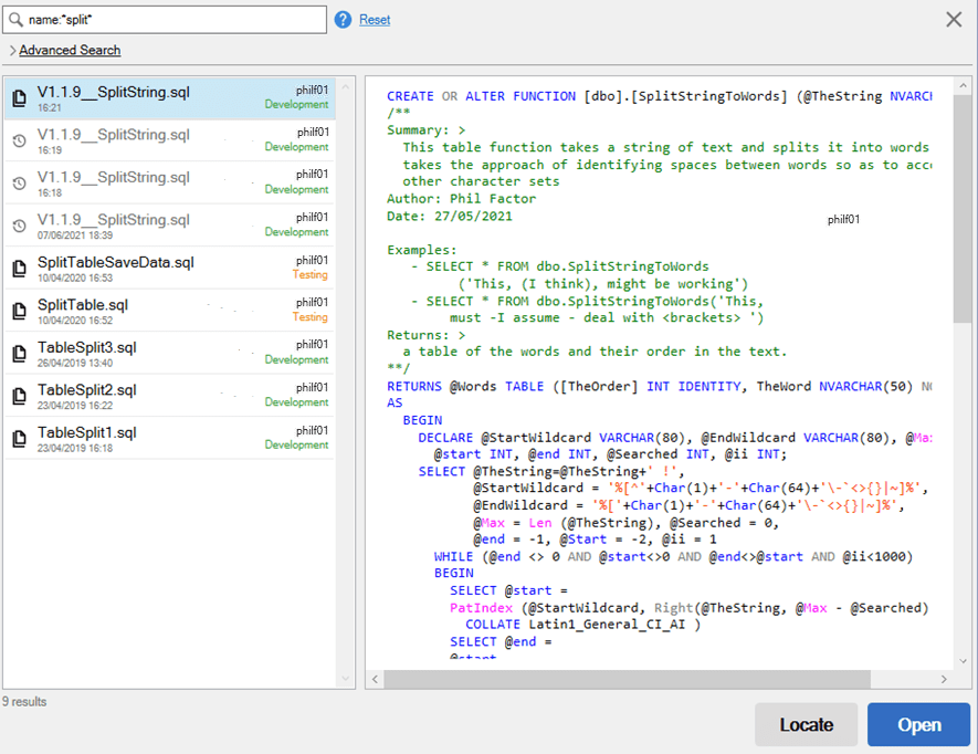 SQL Prompt Safety Net Features for SSMS: SQL History | Redgate