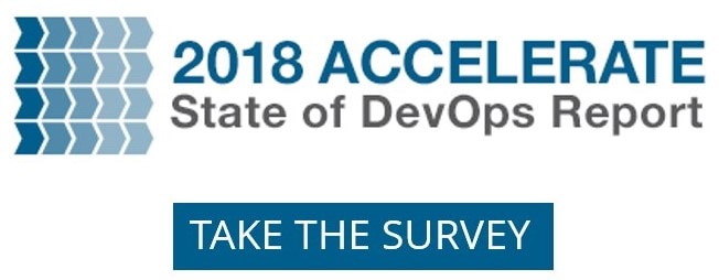 The 2018 State of DevOps Survey. Don’t just wait for it. Be a part of it.