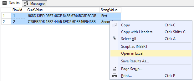 Reusing Query Results in SSMS | Redgate