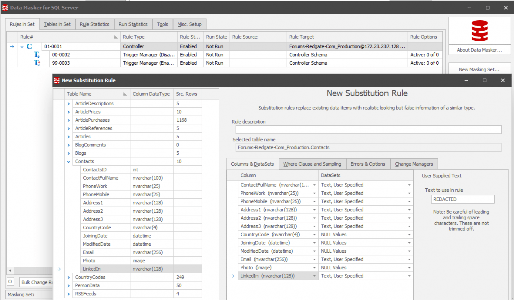 The ‘Right to be Forgotten’ and Data Masker for SQL Server