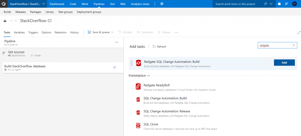 Database Continuous Integration With The Redgate Sql Toolbelt And Azure Devops Redgate