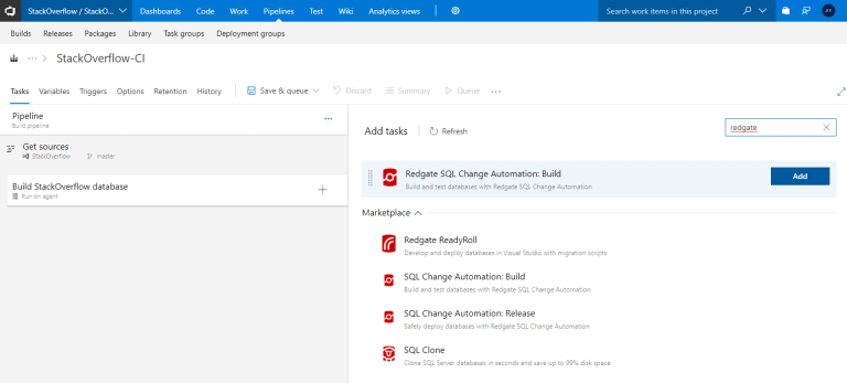 Database Continuous Integration With The Redgate Sql Toolbelt And Azure Devops Redgate
