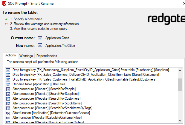 Refactoring Databases with SQL Prompt | Redgate