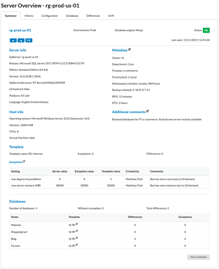 Server Estate Management early access program | Redgate