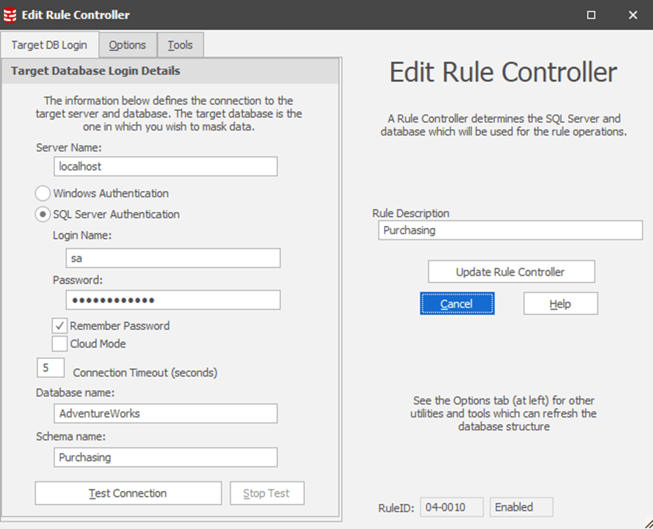 Getting Started With Data Masker For Sql Server I Want To Mask A Database Redgate 6509