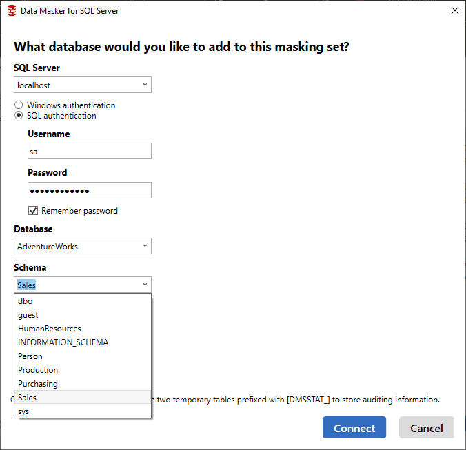 Getting Started With Data Masker For Sql Server I Want To Mask A Database Redgate