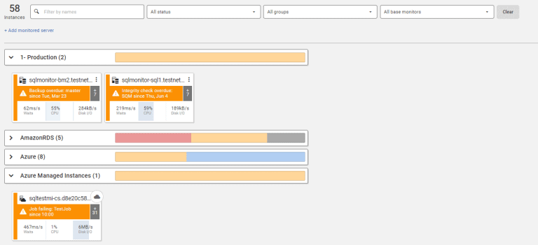 Monitoring Azure SQL Managed Instances | Redgate