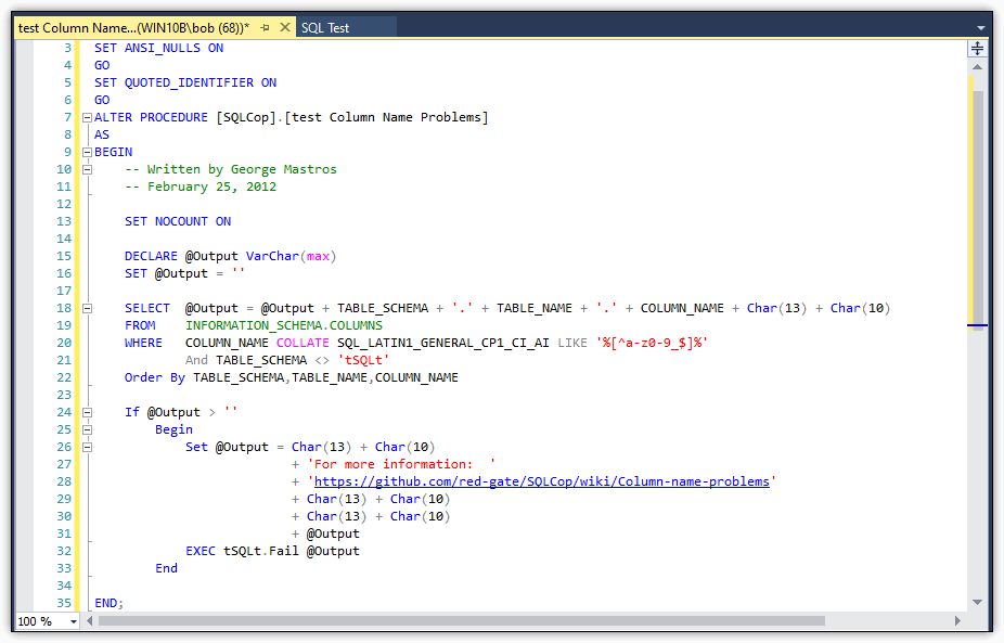 Testing Sql Server Databases Using Sql Test Redgate