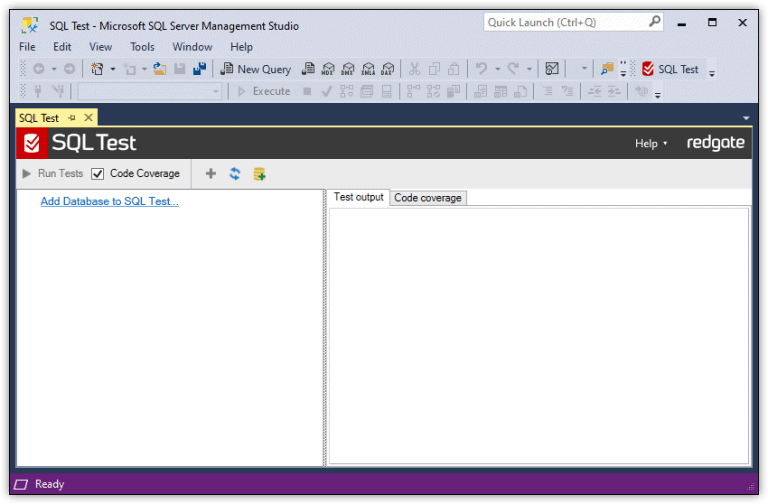 Testing SQL Server Databases Using SQL Test | Redgate