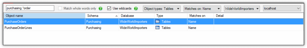 Searching for Objects in SQL Server Databases | Redgate