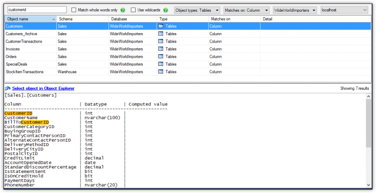 Searching For Objects In Sql Server Databases Redgate