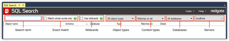 Searching for Objects in SQL Server Databases | Redgate