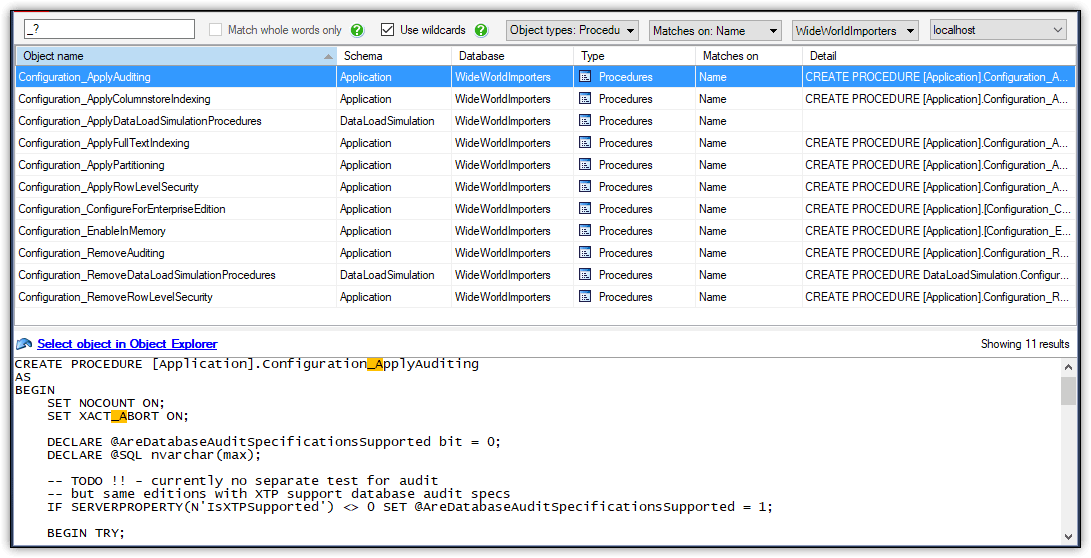Searching For Objects In Sql Server Databases Redgate