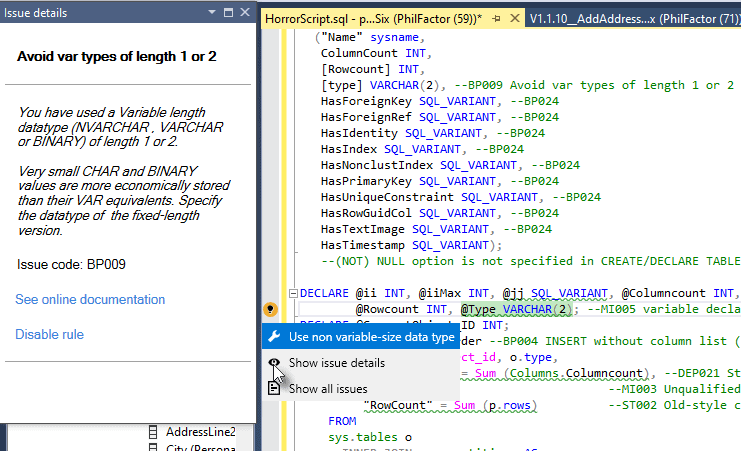 Exploring Auto-fix in SQL Code Analysis | Redgate