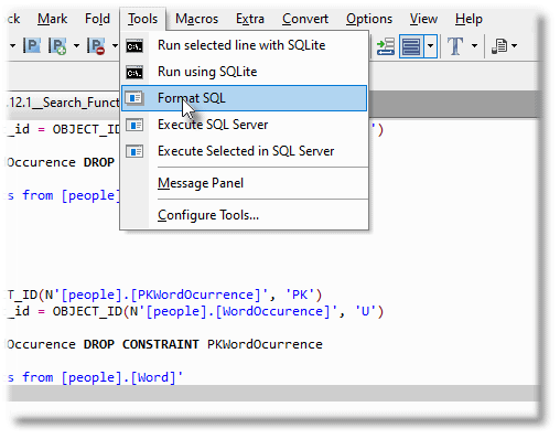 Bulk Formatting Of The Sql Server Sql Files Redgate