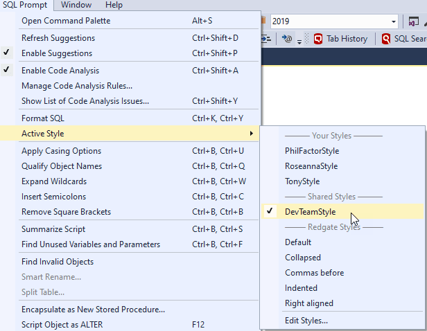 Exploring New Sql Prompt Features In Sql Toolbelt And Sql Toolbelt Essentials Redgate