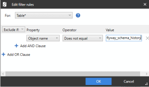 Creating Flyway Migration Files using Redgate Schema Comparison Tools ...
