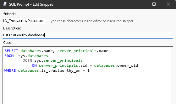 Sharing SQL Prompt Code Snippets and Styles via the Redgate Platform ...