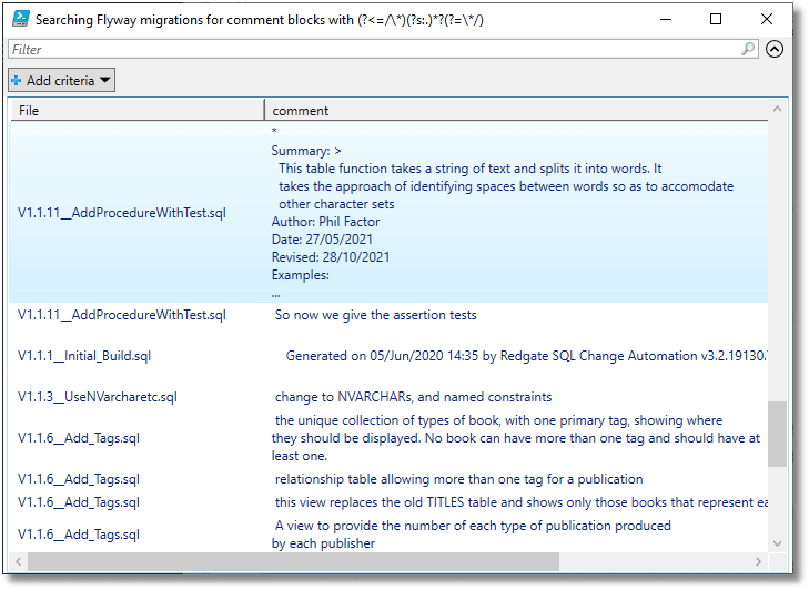 Searching A Flyway Database Redgate