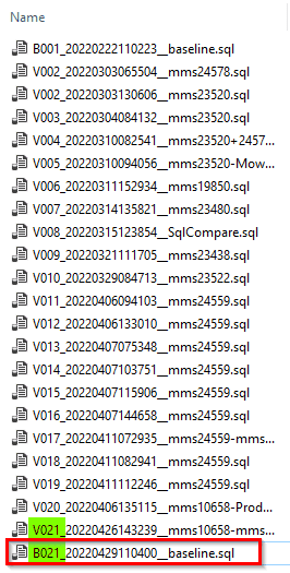 Re-baselining a Database using Flyway Desktop | Redgate